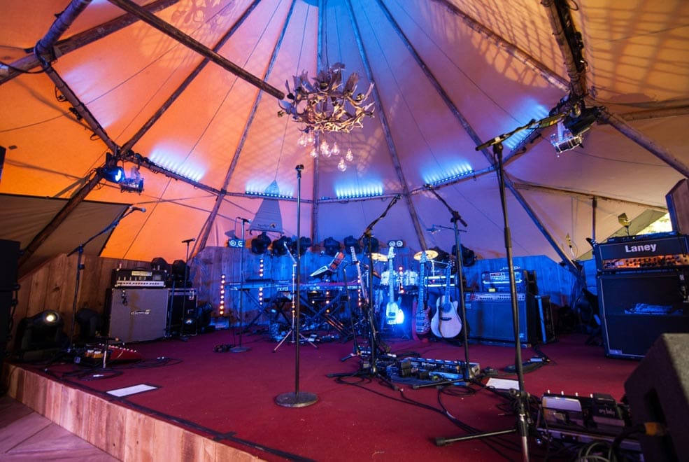 Flooring & Staging for Tipis | The Stunning Tents Company