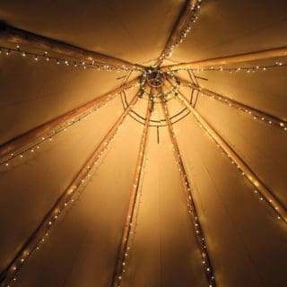 Lighting for Tipis | The Stunning Tents Company